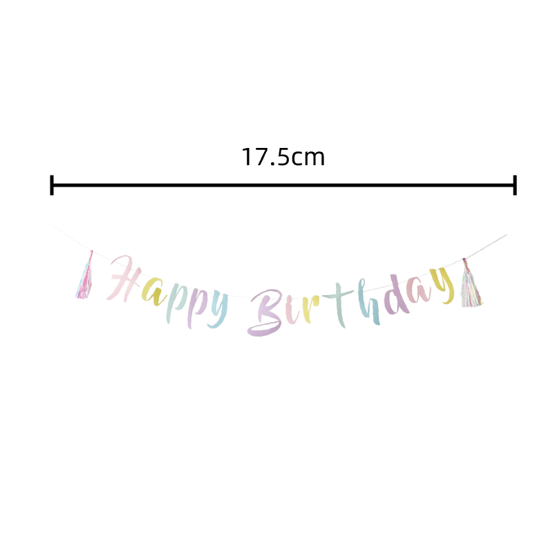 Party Maker. HAPPY BIRTHDAY BANNER ARCOÍRIS