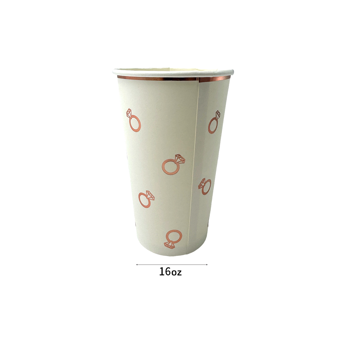 Party Maker. VASO EXTRA GRANDE BRIDE 16oz. 8 pzas.